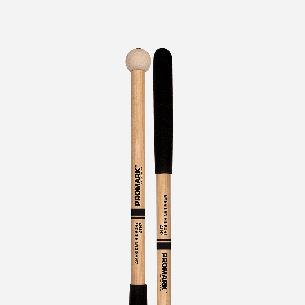 Promark ATH2 Hickory Shaft Nylon Felt Head Tenor Mallet | D²Drumline